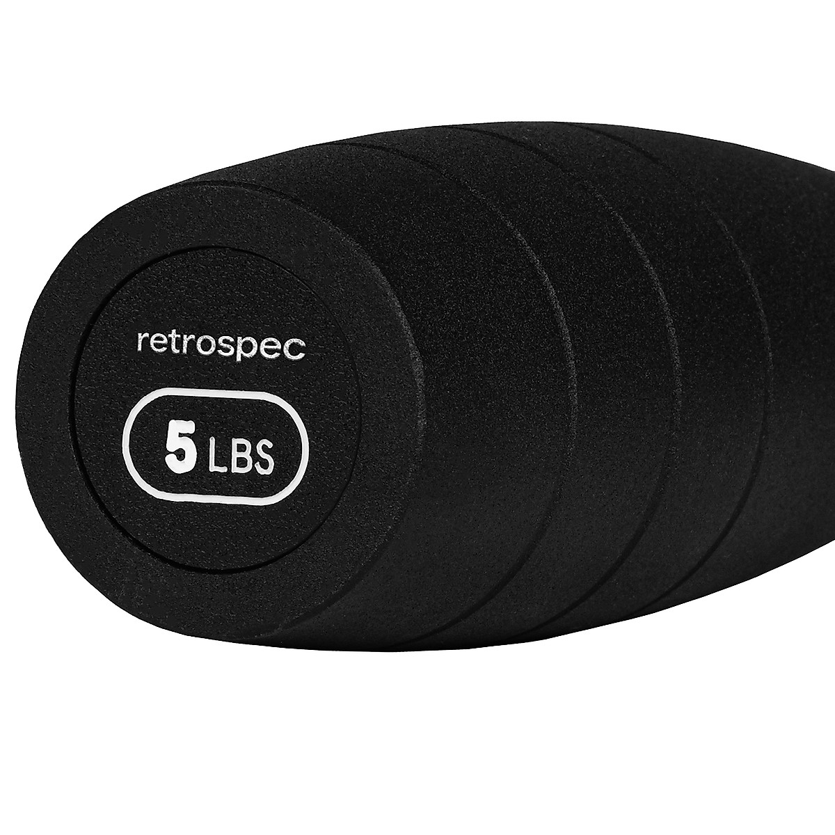 Retrospec Steel Club SC- 5lb for Men & Women's Strength Training & Full Body Workouts , Matte Black