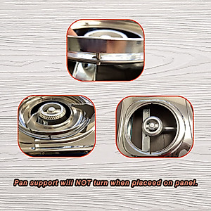 Vivicreate Camping 20000 BTU 2 burner stainless steel panel auto ignition Propane Gas Outdoor Garden Fishing Hiking Camp Restaurant Stove Burner