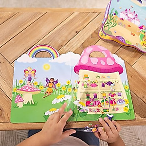 Melissa & Doug Puffy Sticker Activity Books Set: Princess, Mermaid, Fairy - 180+ Reusable Stickers - FSC Certified