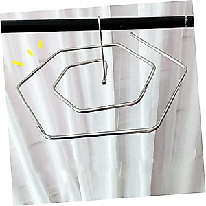 OKUMEYR Spiral Hanger Drying Rack for Clothes Baby Bottle Drying Rack Outdoor Round Tablecloth Bed Sheet Rack Spiral Hanger for Clothes Spiral Clothes Hanger Home Spiral Drying Rack Silver