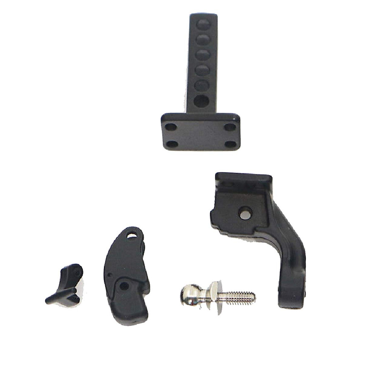 Share Goo Metal 1/10 RC Hitch Trailer Hook Simulation Climbing Tow Shackles Compatible with Traxxas TRX-4 90046 90047 SCX10 1/10 RC Crawler Ca