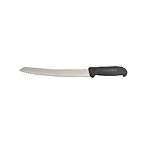 10 in. Curved Bread Knife- Cozzini Cutlery Imports - Serrated - Great for Sandwiches (10" Curved Bread)