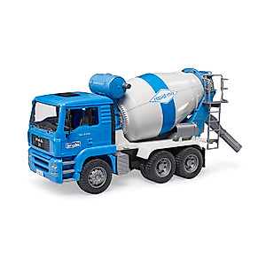 Bruder 02744 MAN Cement Mixer Realistic Construction Truck for Pretend Play