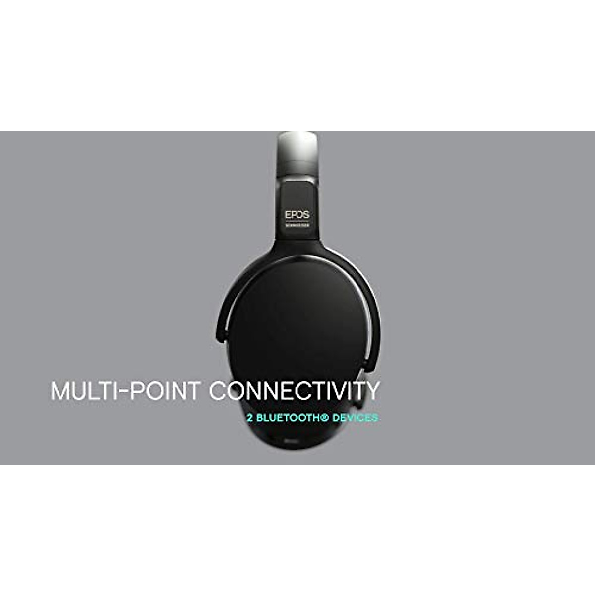 EPOS | SENNHEISER Adapt 360 Black (1000209) - Dual-Sided, Dual-Connectivity, Wireless, Bluetooth, ANC Over-Ear Headset | for Mobile Phone & Softphone | Teams Certified