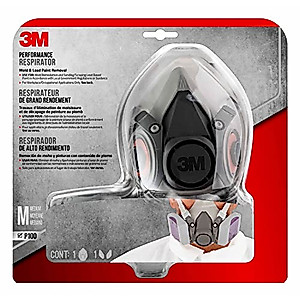 3M Lead Paint Removal Respirator with P-Series Particulate Filter, Reusable Respirator, 1-Pack