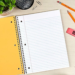 Pen + Gear 1-Subject Spiral Notebook, College Ruled 70 Pages - Pack of 5