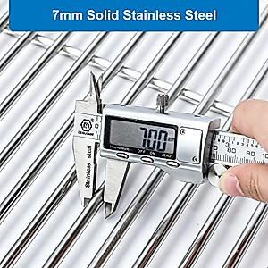 Uniflasy Cooking Grates for Pit Boss Memphis Ultimate 4-in-1 Gas & Charcoal Combo Grill with Smoker Stainless Steel Gas Grills Grates Replacement Parts Cooking Grids