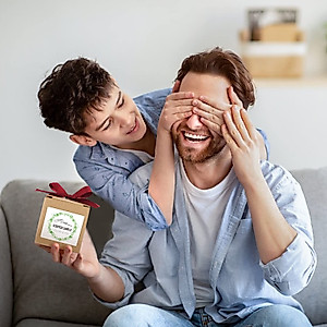 Funny Gifts Candles for Dad, Father's Day Gift Candle Birthday Present for Daddy Step Dad Father in Law Sandalwood Scented (4 oz)