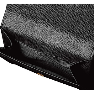 Salvatore Ferragamo 22C911-673755 Vara Ribbon Wallet, Genuine Leather, NERO