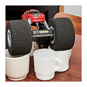 Air Hogs Super Soft, Stunt Shot Indoor Remote Control Stunt Vehicle with Soft Wheels, for Kids Aged 5 and up