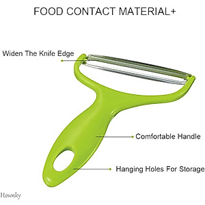 JQS Cooking Tools Wide Mouth Peeler Vegetables Fruit Stainless Steel Knife Cabbage Graters Salad Potato Slicer Kitchen Accessories