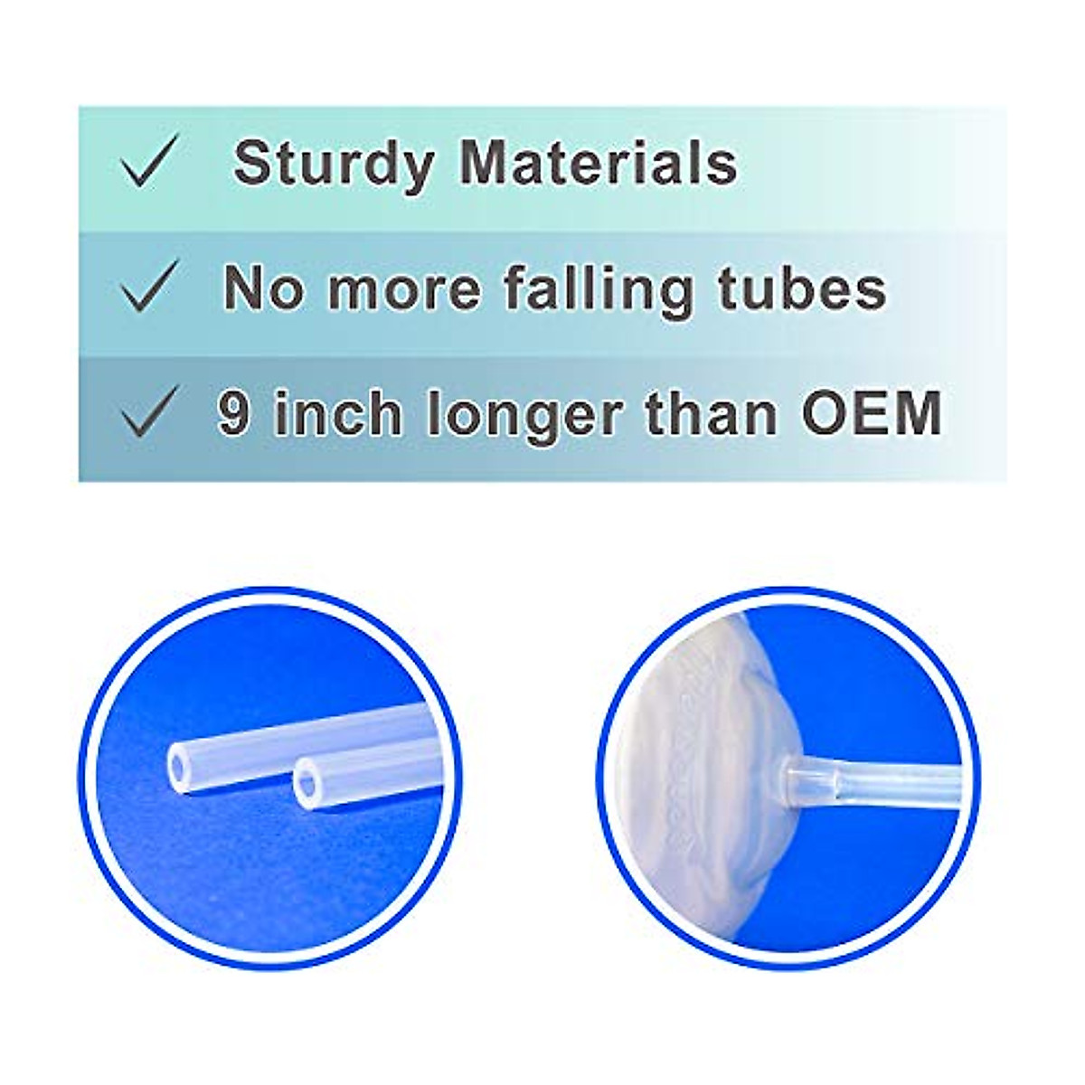 Nenesupply Tubing Compatible with Spectra S2 Spectra S1 Spectra 9 Plus Replace Spectra Tubing Ameda Tubing Avent Tubing Replace Spectra Pump Parts Replace Spectra S2 Accessories