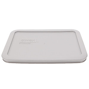 Pyrex 7210-PC 3-Cup (1) Grey & (1) Blue Food Storage Plastic Lids