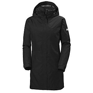 Helly Hansen Women's Aden Insulated Waterproof Windproof Breathable Coat Jacket, 990 Black, Small