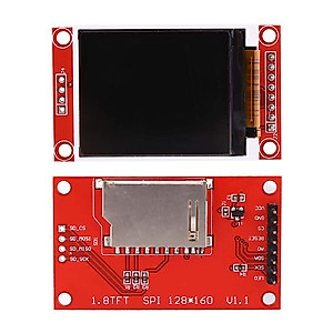 1.8" SPI LCD Display Module 3.3V 5.5V 128×160 SPI LCD Serial Port Display Module ST7735 51/AVR/STM32/ARM 8/16 bit