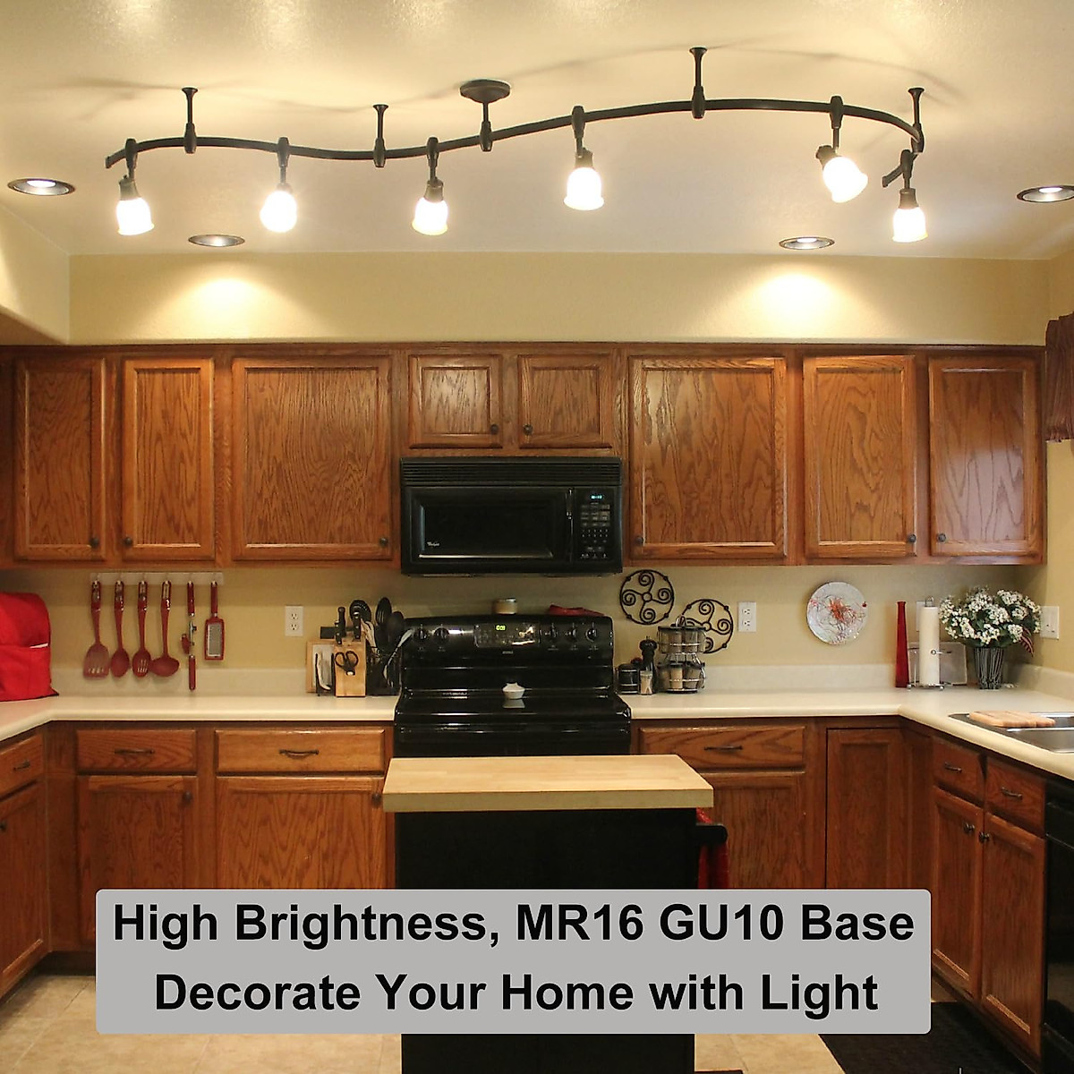 Nioclerce GU10+C 120V 50W Bulb - MR16 GU10 Base Bulbs Warm White GU10 Halogen 50W Bulbs, GU10 Dimmable Bulb High Output 500LM, Long Lasting 50 Watt GU10 Bulbs for Candle Warmer, Track Lighting