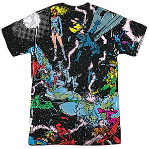 Justice League - Crisis Variant (Front/Back Print) T-Shirt Size M