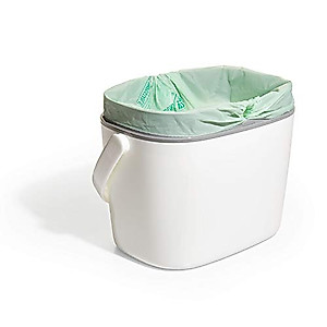 NEW OXO Good Grips Easy-Clean Compost Bin, White, 1.75 GAL/6.62 L