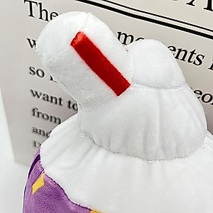 Milk Tea Plush Grimace Shake Milk Tea Plush, Grimace Stuffed Pillow Plushie Figure for Kids and Fans (Milk Tea)