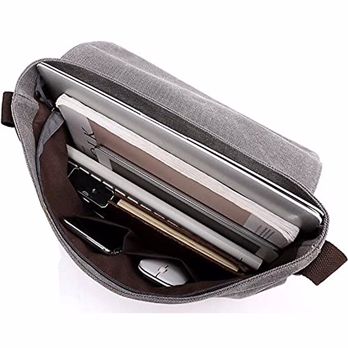 Vintage Canvas Satchel Messenger Bag for Men Women，Canvas Messenger Bag crossbody Shoulder Bag Chest Bag Travel Carry Bag