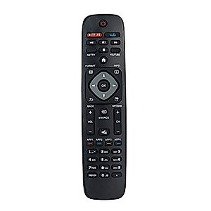 NH500UP Remote Control for Philips TV 65PFL5602/F7 43PFL5602/F7 50PFL5602/F7A 55PFL5602/F7A 55PFL5602/F7 65PFL6902/F7 55PFL5602 43PFL4902 NH503UP NH500U NH500UW 55PFL5402/F7 Remote