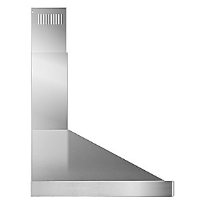 COSMO COS-63175 30 in. Vista Collection 380 CFM Ducted Wall Mount Range Hood, Button Controls, LED Lights, Stainless Steel