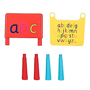 NC 8. Small Plastic Mushroom Leg Table and Chair Set One Table One Chair [40 X 35 X 30]