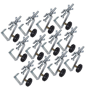 DJ Triangle Truss Extension Lighting System by GRIFFIN | Mounts on your Speaker Stands | Trussing Stage Kit for Smoke Machines & Dance Can Lights | C Clamps Mounting Brackets & Platform Hardware Set
