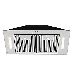 Akicon 30 Inch Range Hood Insert, Ultra Quiet Stainless Steel Ducted Insert/Built-in Kitchen Vent Hood with Powerful Suction, LED Lights and Dishwasher Safe Filters, 3-Speeds 600 CFM