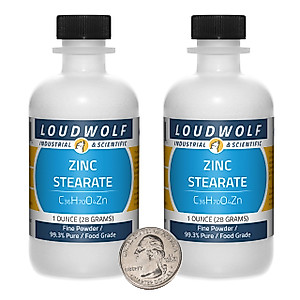 Zinc Stearate/Fine Powder / 2 Ounces / 99.3% Pure Food Grade