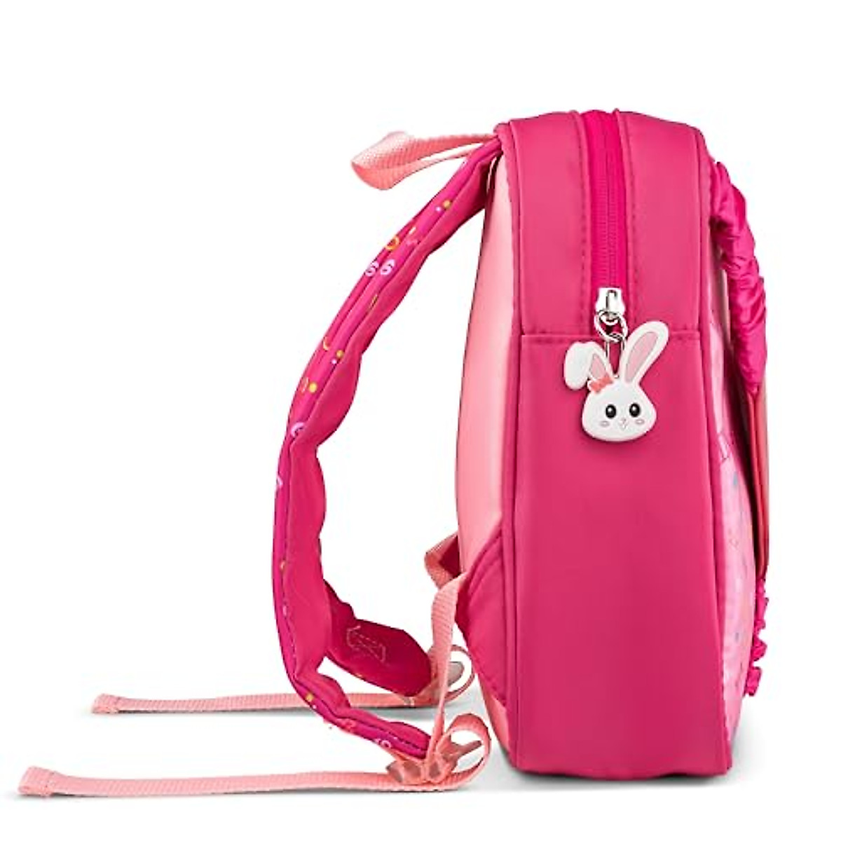 Play Friends Toddler Backpacks for Girls 2-4 - Small Size Kids Backpack with Cute Rabbit Plush Toy Great as School Bag, Travel Bag - Birthday Gift for Girls 3 Years Old