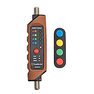 Southwire M500CX4 Coax Continuity Tester/Mapper; Durable Design; Auto Power-Off; Double-Molded Housing; Easy-to-Understand LED Display; Includes 4 Color-Coded ID Remotes