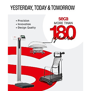 Seca 777 Medical Scale – Professional Physician Scale - Accurate Weight with Consistent Results and BMI - Eye Level Height Rod and Tilt Proof Safety - Weight Capacity 550 lbs / 220 kg