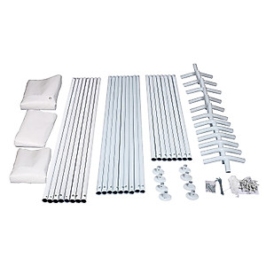 10'x20' Heavy Duty Carport Gazebo, Canopy Garage, Car Shelter with Windows