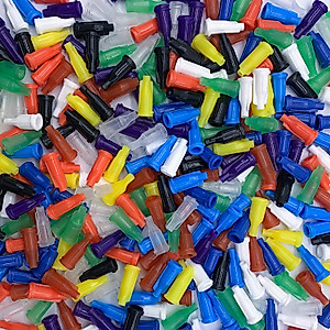 300 Pack Luer Lock Cap Syringe Caps for Luer Slip Lock Tip