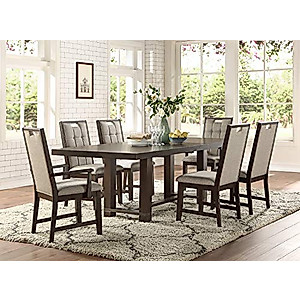 Lexicon Lorenzino 7-Piece Dining Set, Dark Oak