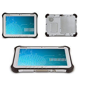 Panasonic Toughpad FZ-G1, Core i5-5300U 2.30GHz, 10.1 WUXGA Multi Touch + Digitizer, 8GB, 256GB SSD, WiFi, Bluetooth, 4G LTE, Dual Pass, 2D Barcode Laser, 2 Cameras, Windows 10 Pro (Renewed)