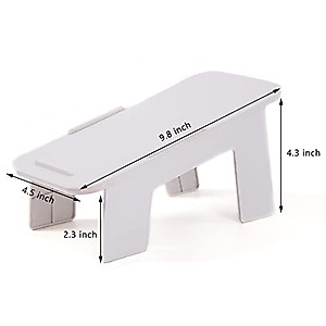 Fuduovang Shoe Slots Organizer 8 Pack, Double Layer Stack Shoe 50% Space-Saving Storage Shoe Rack Detachable and combinable simple shoe rack creative storage shoe rack household shoe storage rack