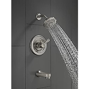 DELTA FAUCET T17430-SS Classic Tub & Shower, 5.00 x 7.50 x 5.00 inches, Stainless