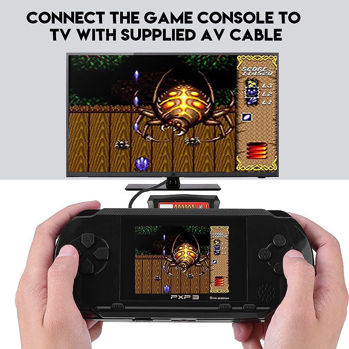 Portable Game Player Console for PXP3 Handheld Video Game Console Retro Game