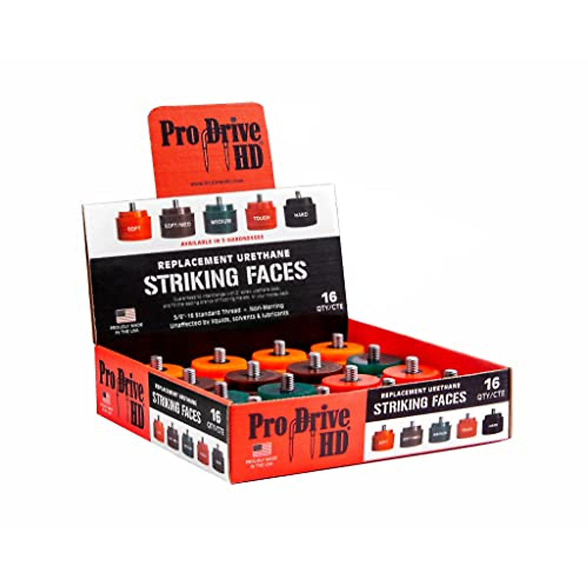 ProDriveHD 2 inch Replacement Urethane Striking Mallet Cap (Orange - Soft)