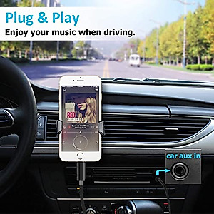 Lightning to 3.5mm Audio Cable 3.3FT, [ MFi Certified] iPhone AUX Cord for Car Stereo,Speaker,Home Stereo,Headphone, for iPhone 14/ 14 Pro/ 13/ 13 Pro/ 12/ 12 Pro/ 11 /X/ XS/ XR/ 8/ 7/ iPad-Black