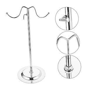 Zerodeko Towel Rack Towel Stand Towel Holder Stand Chrome Towel Holder Balanced Base Towel Bar Towel Storage Holder Vanity Towel Holder Stainless Steel Organizer Dressing Table