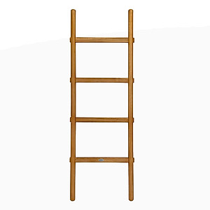 Asta Spateak Select Towel Ladder, Solid Teak 4-Bar Towel Ladder, ST-86 (60")