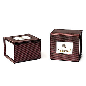 De Buman Sterling Silver Genuine Blue Topaz, White Topaz and Cubic Zirconia Ring, Size 6