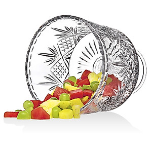 Godinger Dublin Gourmet Trifle Bowl, Clear