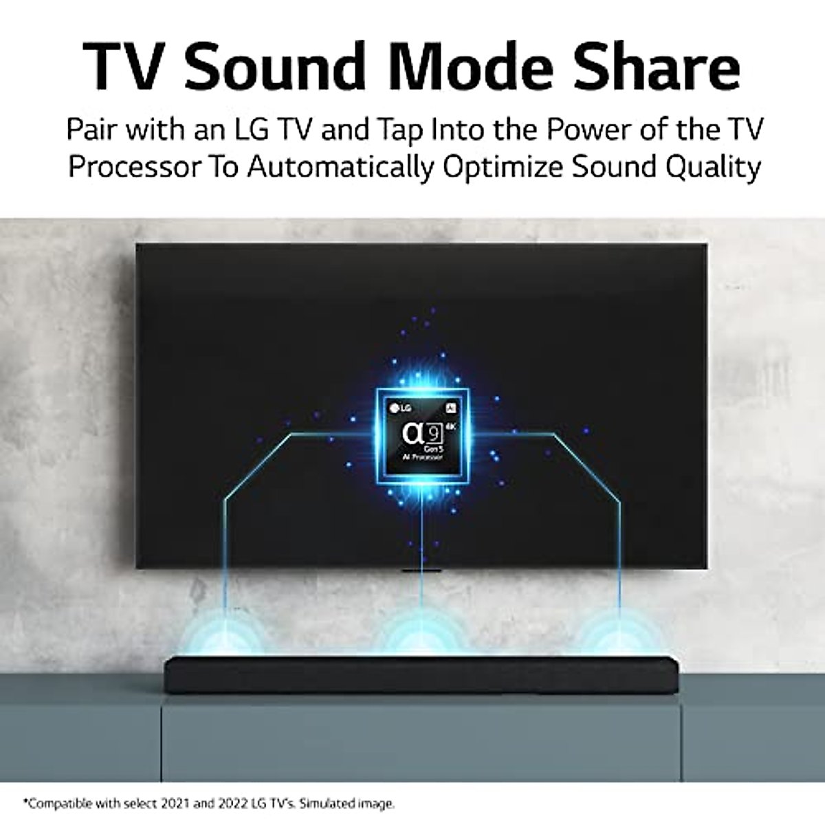 LG Sound Bar and Wireless Subwoofer S90QY - 5.1.3 Channel, 570 Watts Output, Home Theater Audio with Dolby Atmos, DTS:X, and IMAX Enhanced, Black