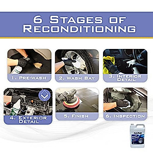 Auto Magic Dressing - Solvent-Based Silicone Dressing for Tires, Vinyl & Trim - 128 Fl Oz