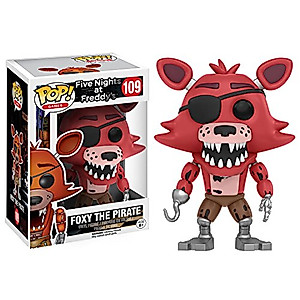 Funko Five Nights at Freddy's - Foxy The Pirate Toy Figure Multi-Colored, 3.75 inches