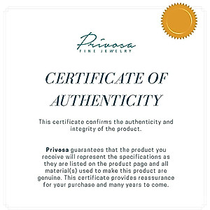 1/2 Carat Natural Diamond Essential Hoop Earrings for Women in 14k White Gold (H-I, SI2-I1, cttw) by Privosa Fine Jewelry